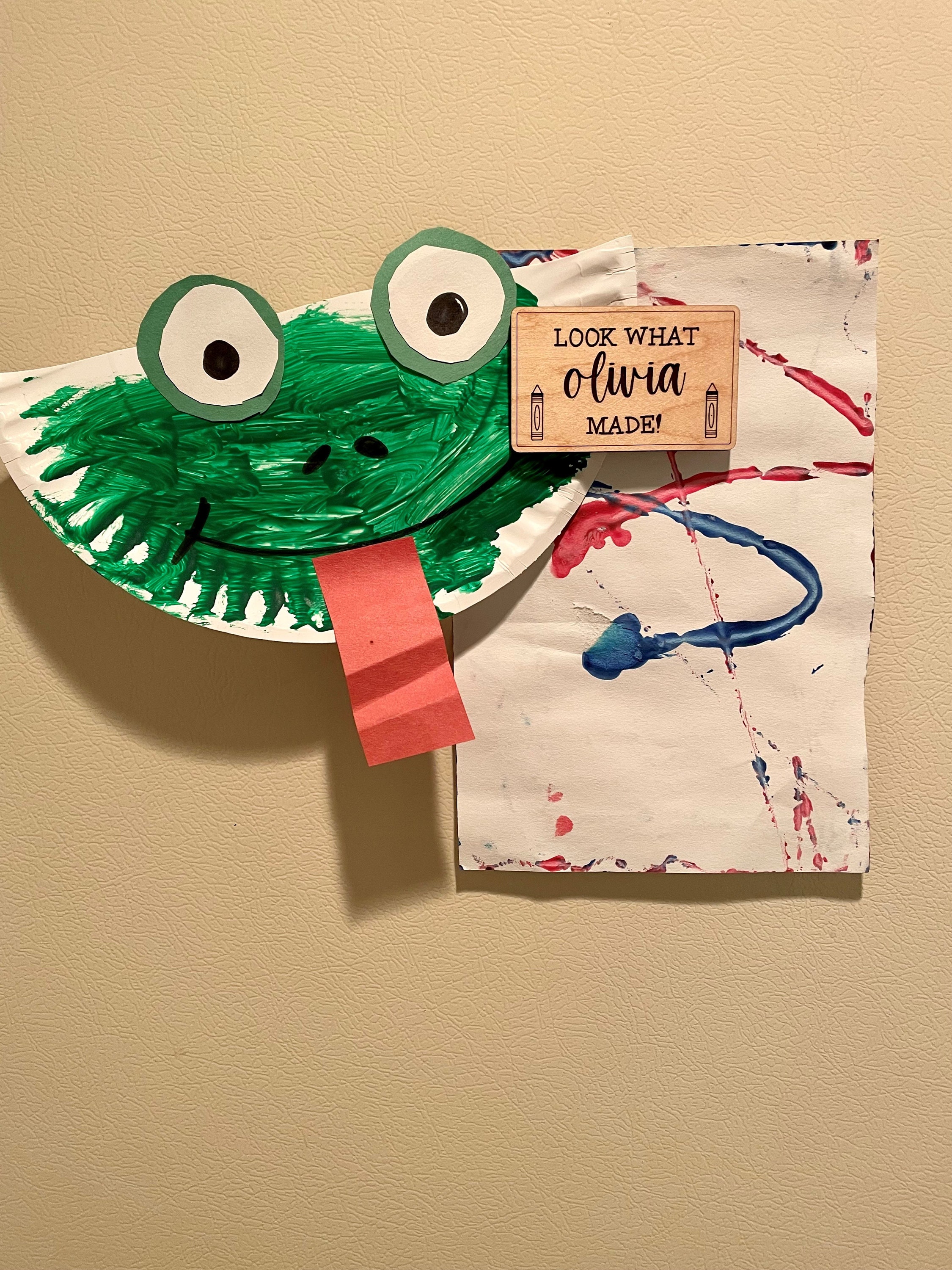 Look What I Made Magnet Kids Artwork Magnet Look What I Did - Etsy