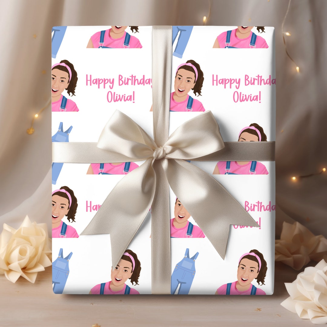 Ms Rachel Personalized Birthday Wrapping Paper, Ms Rachel Kids Party ...