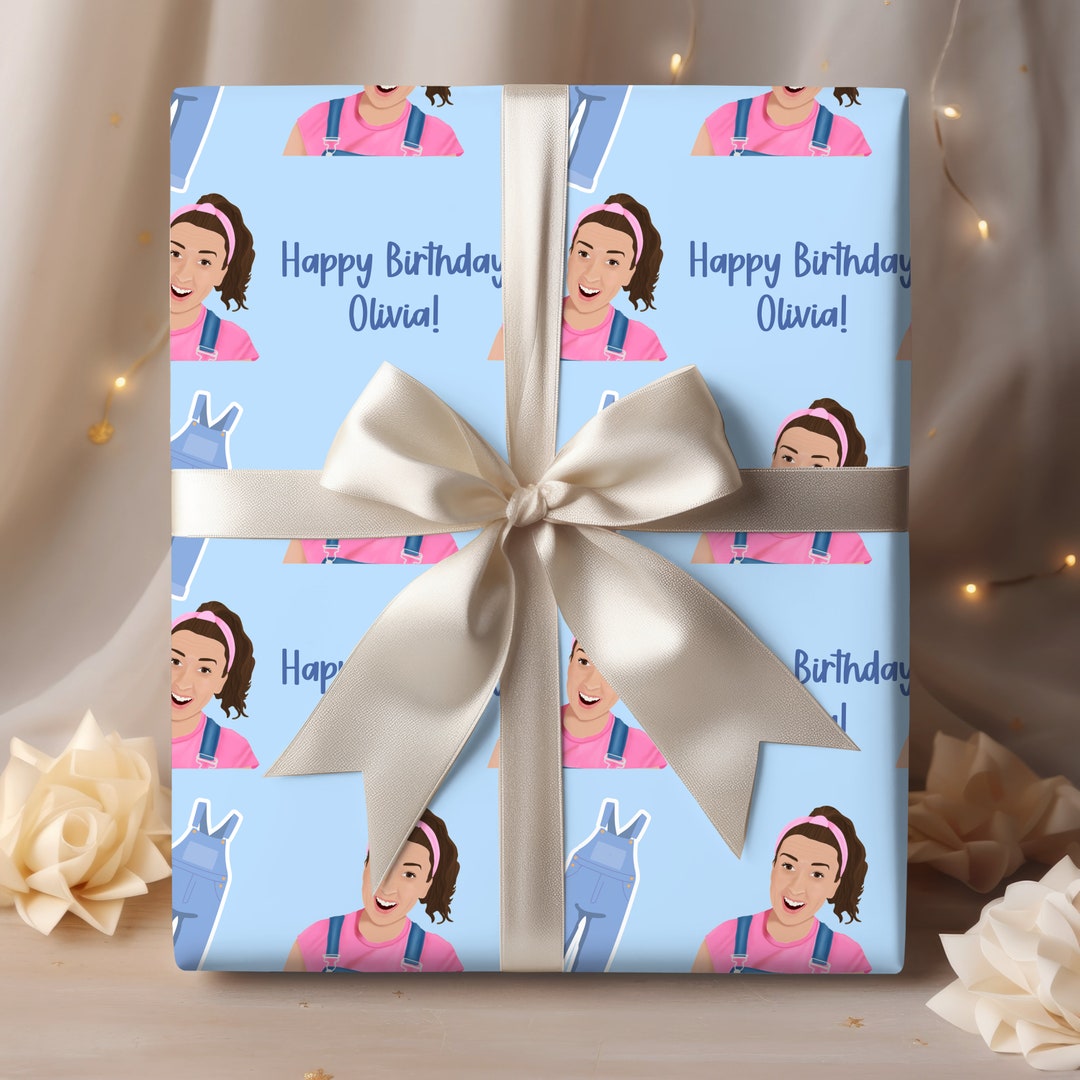Ms Rachel Personalized Birthday Wrapping Paper, Ms Rachel Kids Party ...