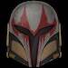 The Banshee: 3D Printable Helmet Inspired by the Mandalorian - Etsy