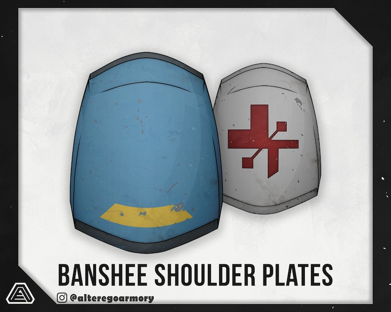 Mandalorian Inspired: Banshee Shoulder Plates - Etsy