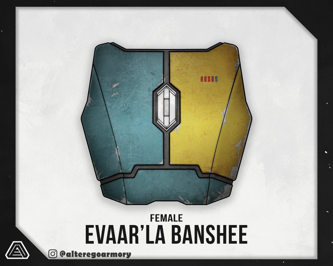 Mandalorian Inspired: Female Banshee Chest Plate - Etsy