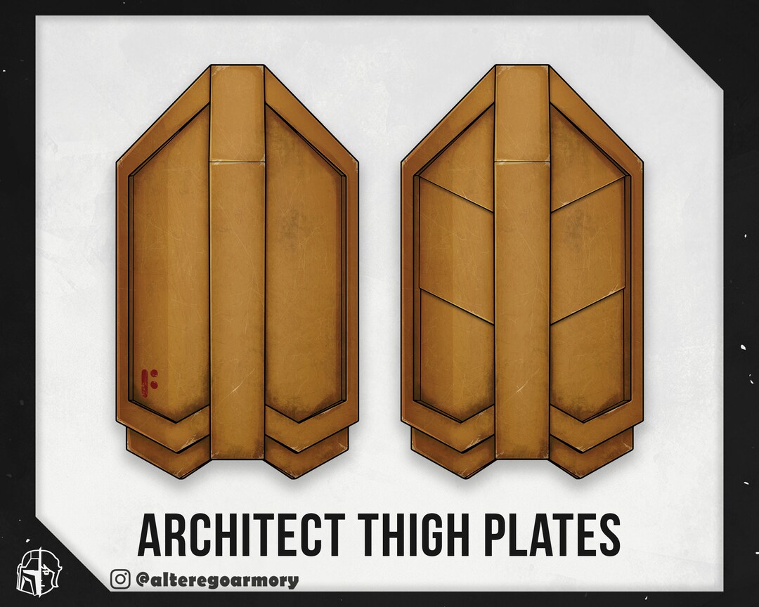 Star War Inspired Armor: the Architect's Thigh Plates - Etsy
