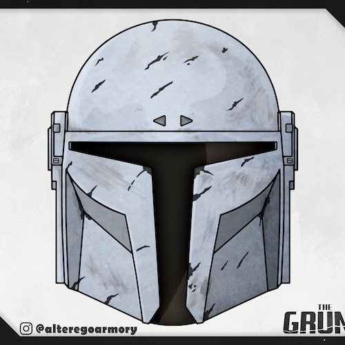 The Banshee: 3D Printable Helmet Inspired by the Mandalorian - Etsy