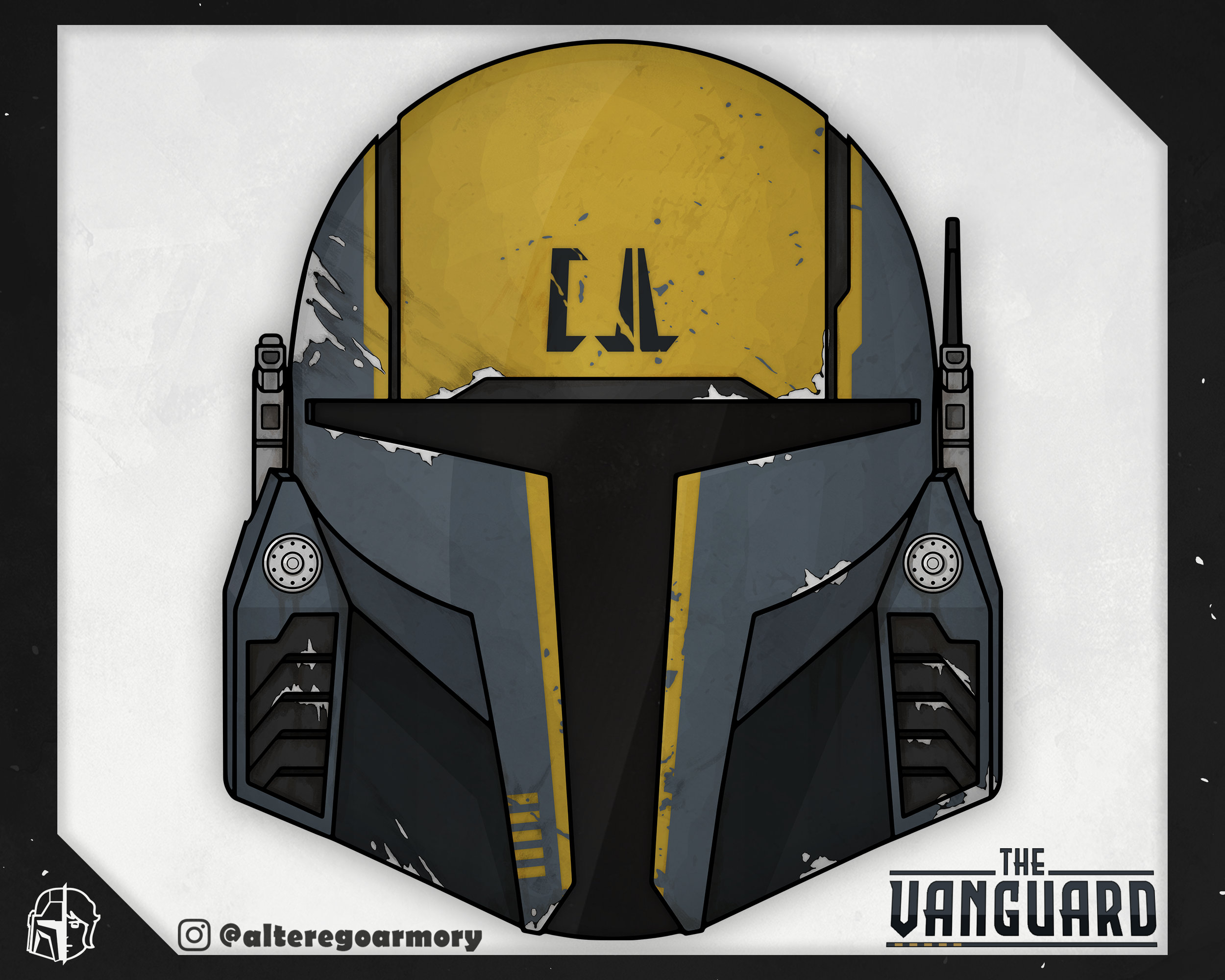 The Vanguard: 3D Printable Helmet Inspired by the Mandalorian - Etsy