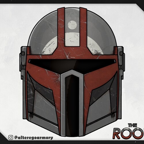 The Rook: 3D Printable Helmet Inspired by the Mandalorian - Etsy