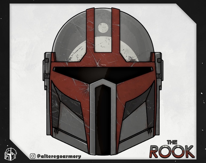 The Warden: 3D Printable Helmet Inspired by the Mandalorian - Etsy