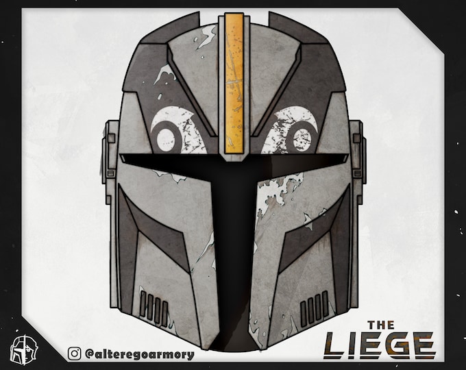 The Warden: 3D Printable Helmet Inspired by the Mandalorian - Etsy