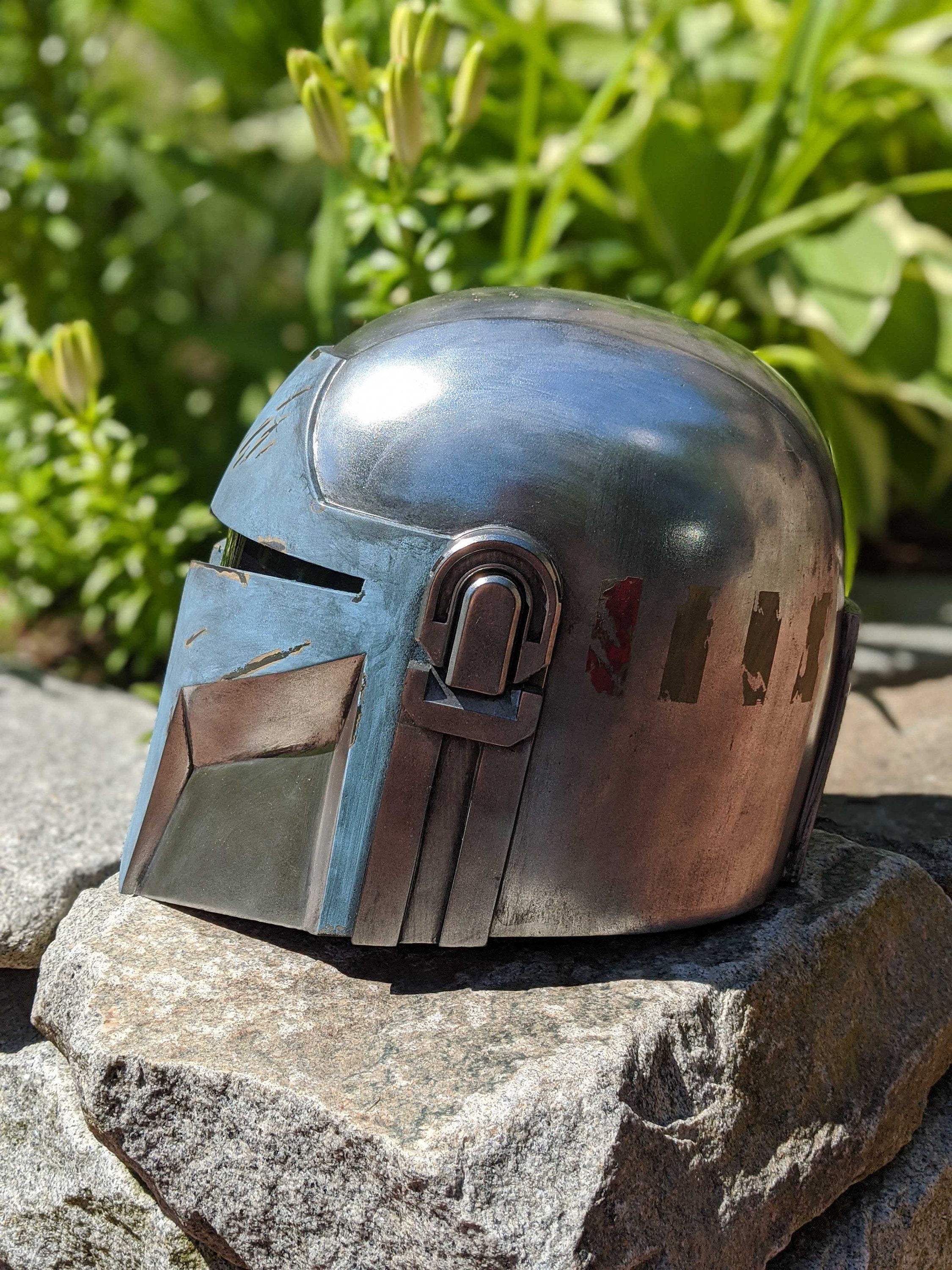 The Guardian: 3D Printable Helmet Inspired by the Mandalorian | Etsy