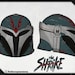 The Guardian: 3D Printable Helmet Inspired by the Mandalorian - Etsy