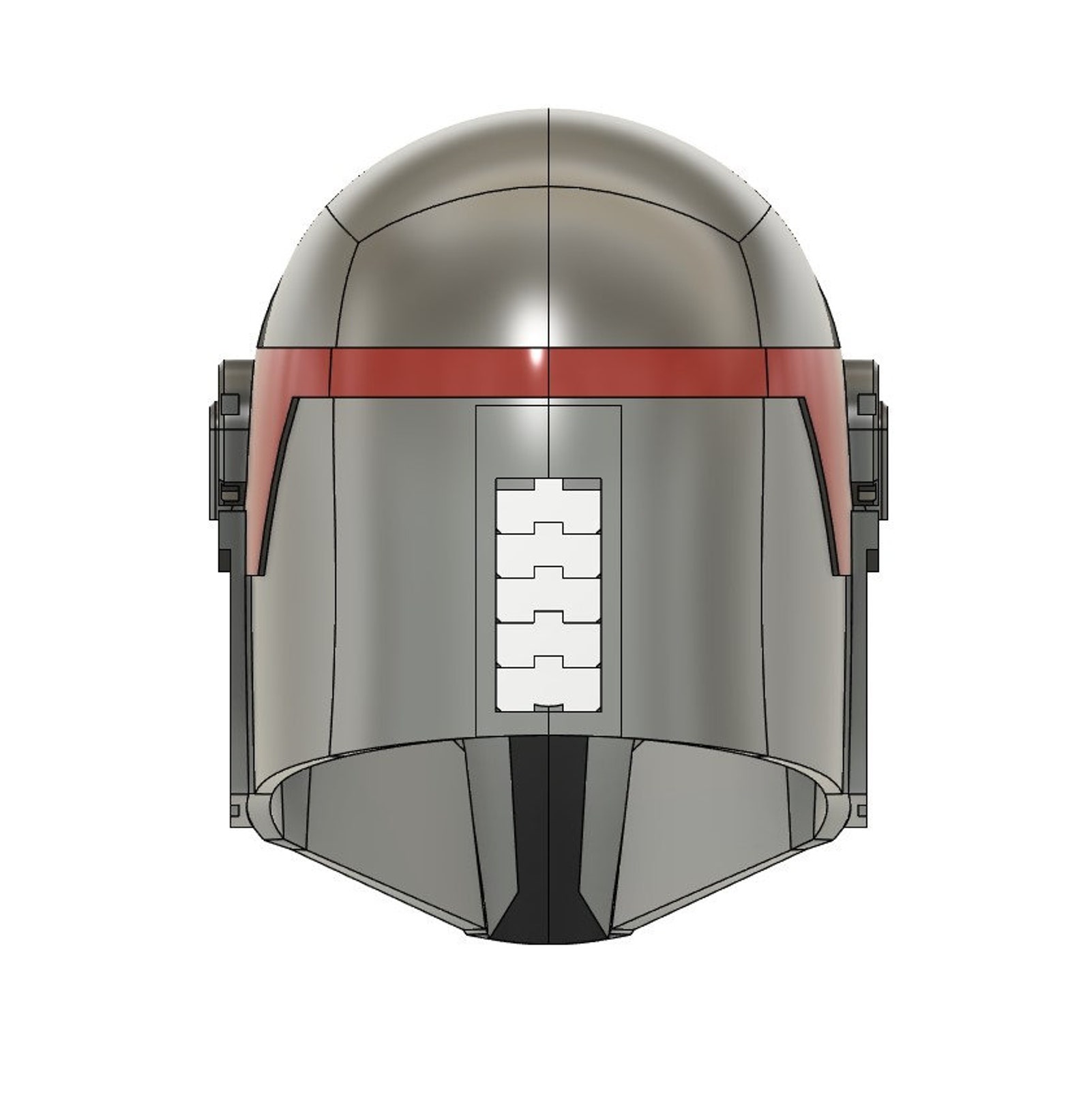 The Warden: 3D Printable Helmet Inspired by the Mandalorian - Etsy