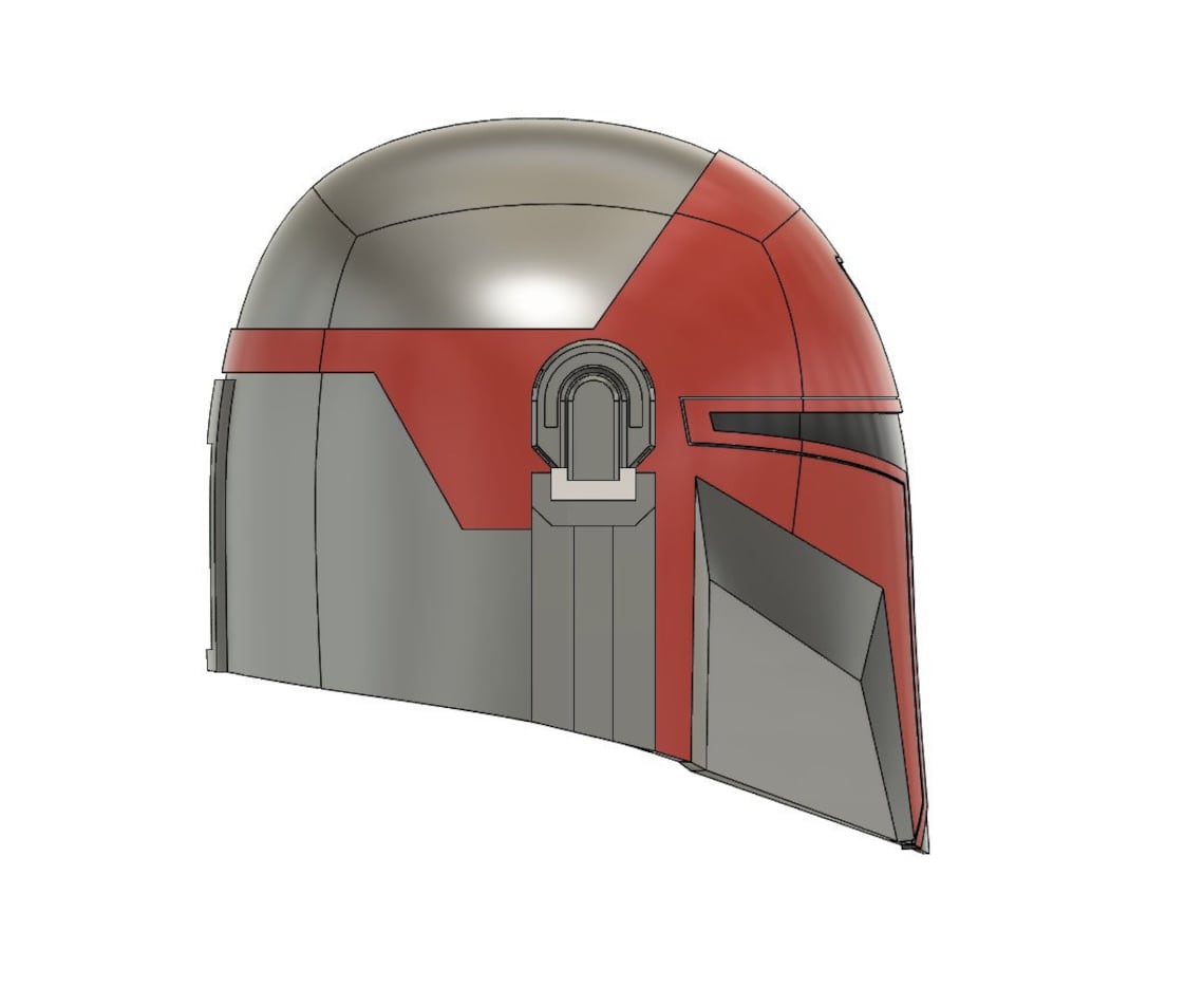The Warden: 3D Printable Helmet Inspired by the Mandalorian - Etsy