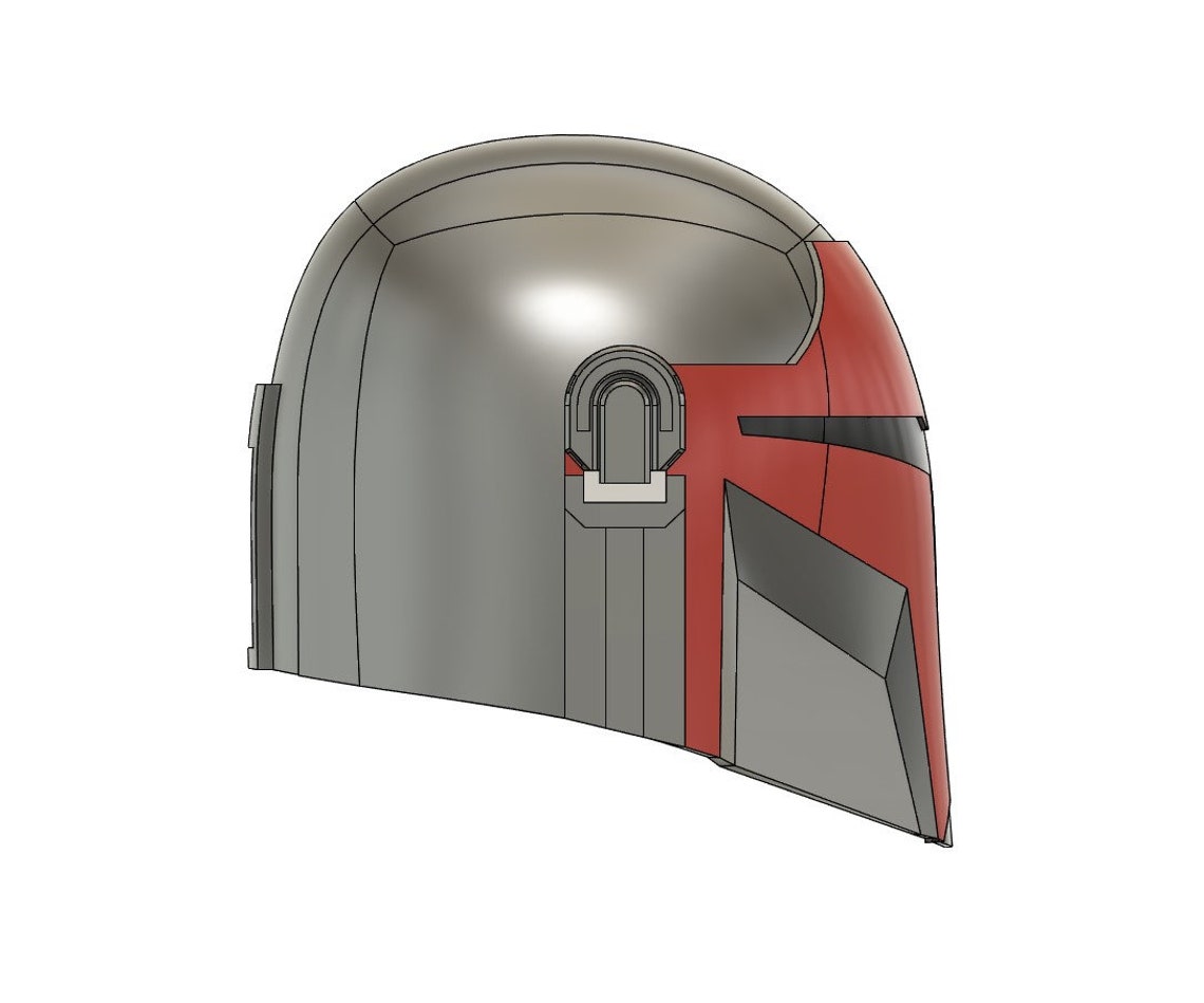 The Guardian: 3D Printable Helmet Inspired by the Mandalorian | Etsy