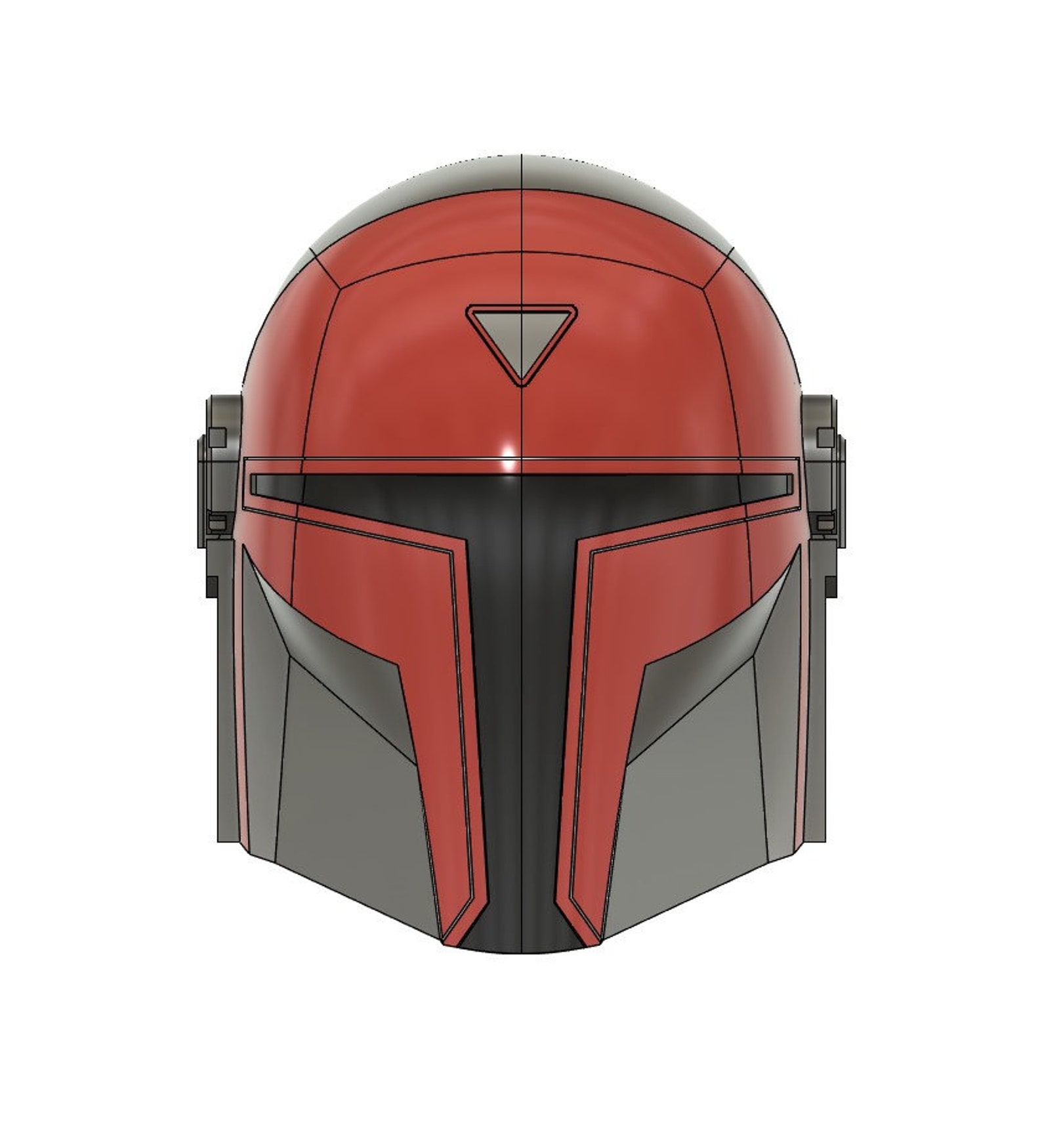 The Warden: 3D Printable Helmet Inspired by the Mandalorian - Etsy