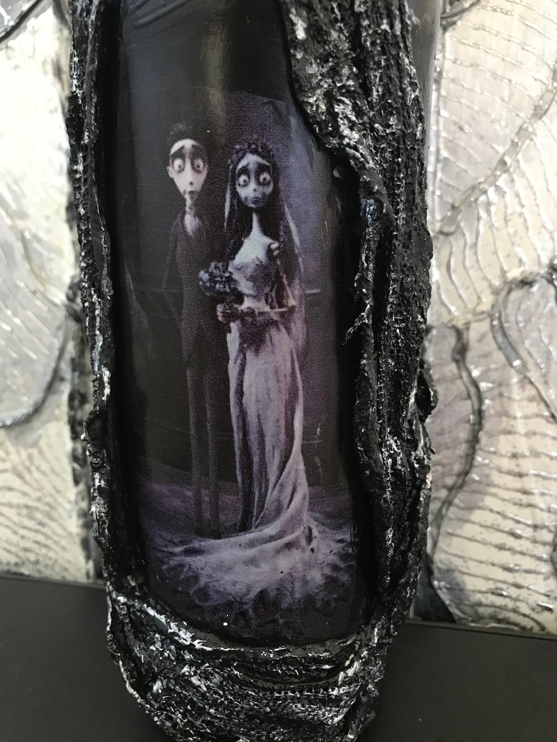 Corpse Bride Inspired Bottle Lamp and Glass Set - Etsy