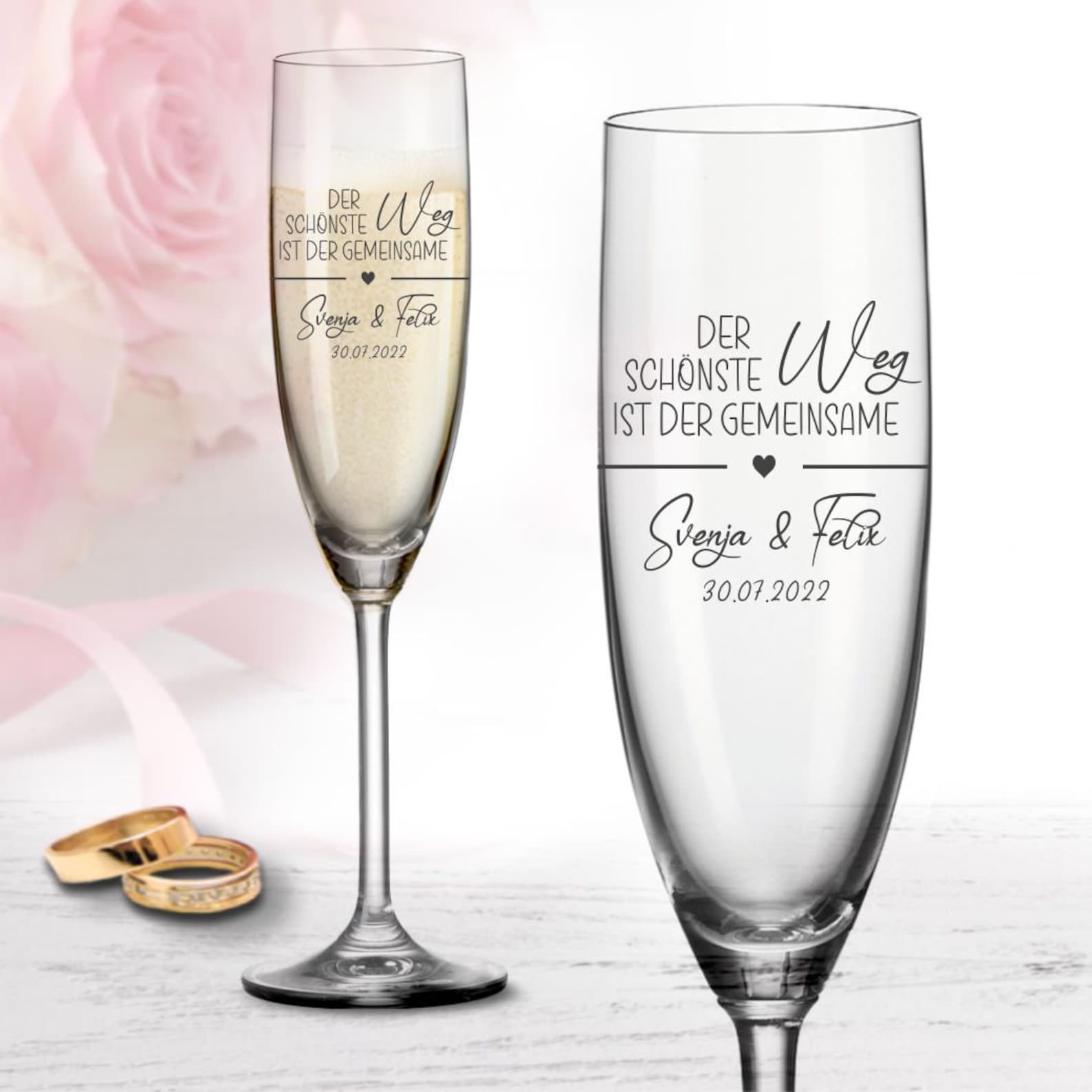 Sektgläser Mit Gravur Für Hochzeit