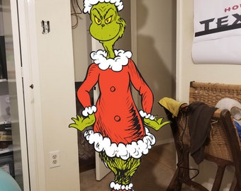 Grinch cutout | Etsy