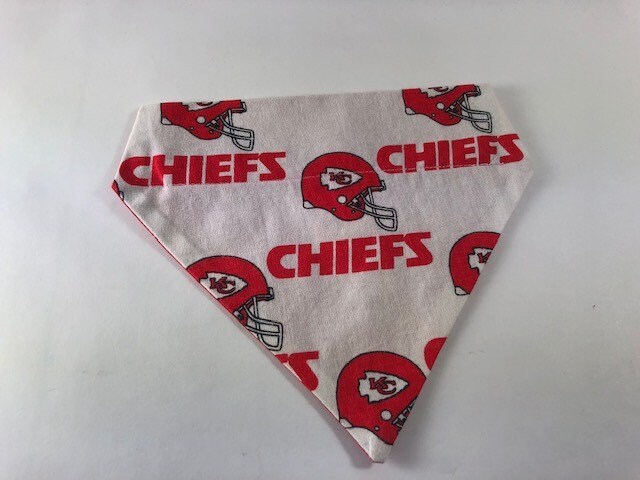 Kansas City Chiefs NFL Bandana Slide-on Slip-on Over the - Etsy España
