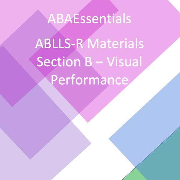 Vbmapp Materials - Etsy