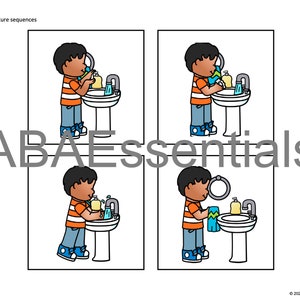 ABLLS-R B26 Flashcards Picture Sequences - Etsy