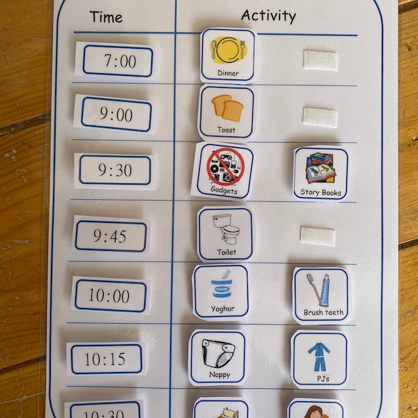Visual Schedule - Etsy