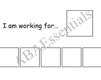 Token Reward Chart Token Economy Token Board Potty - Etsy