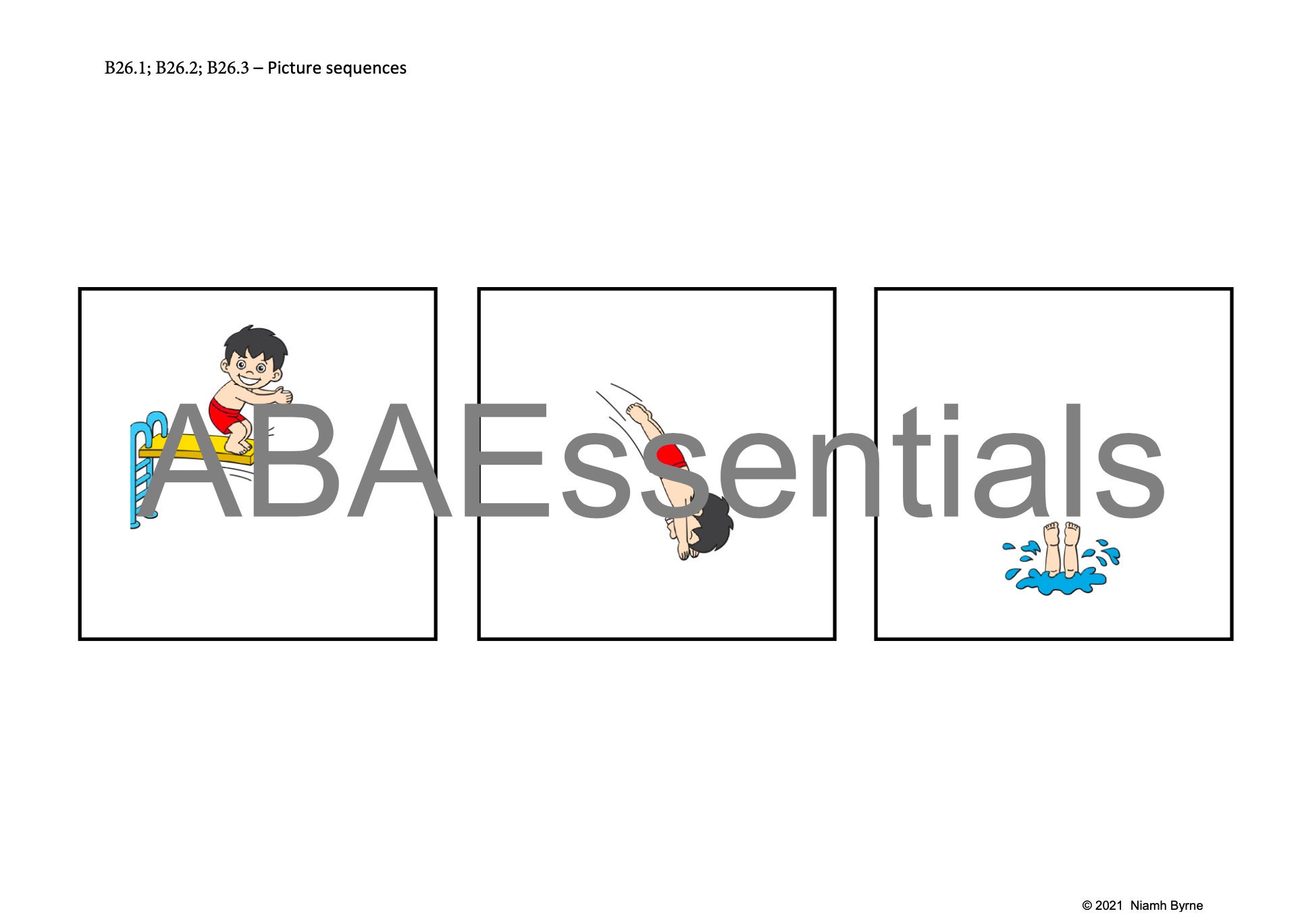 ABLLS-R B26 Flashcards Picture Sequences - Etsy