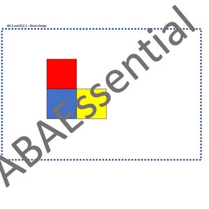 ABLLS-R B9 and B12 Flashcards Block Design blocks Not Included - Etsy