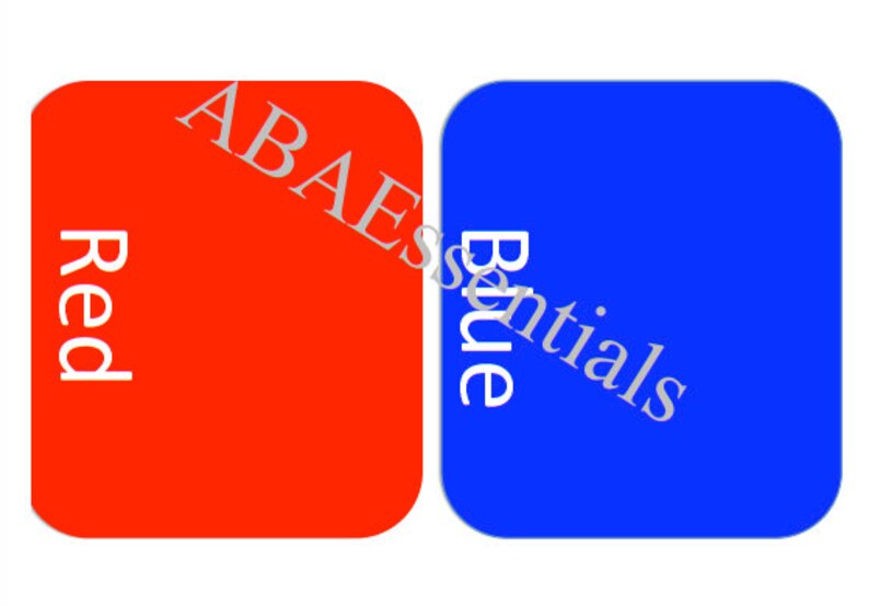 Colour Flashcards for Sorting ABA - Etsy