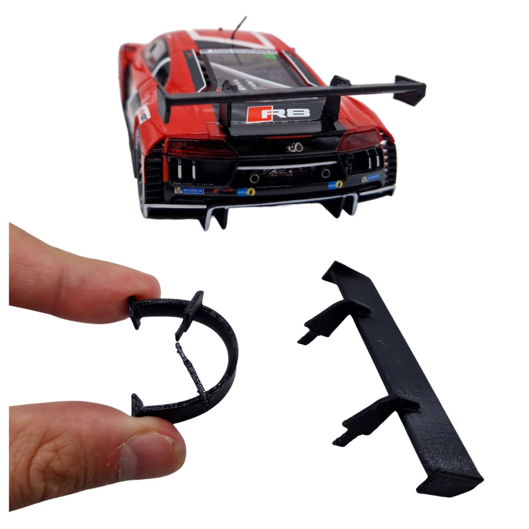 Flexible Spoiler for Carrera Digital 132 Audi R8 LMS, Tuning Spoiler ...