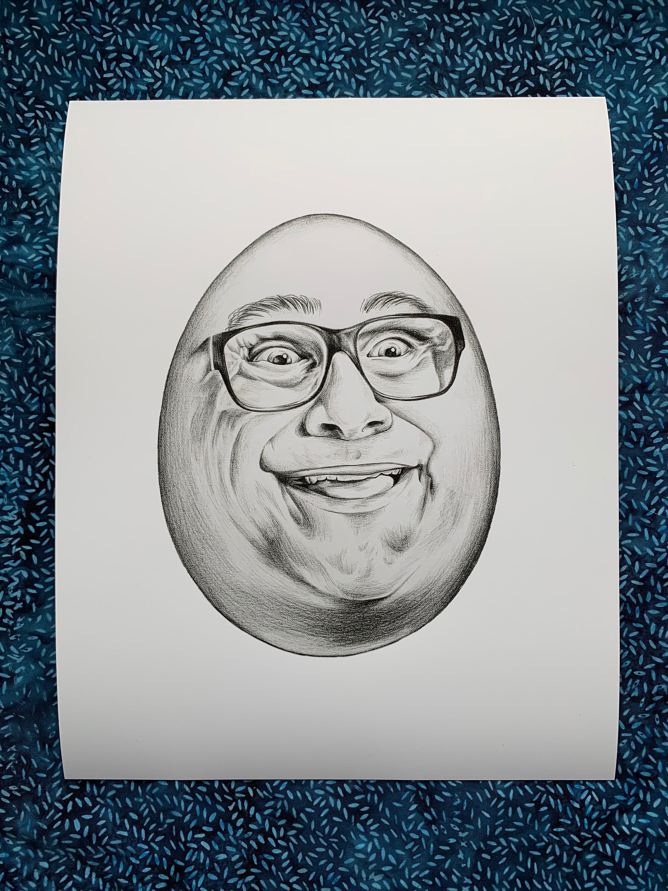 Danny Devito Egg Print - Etsy