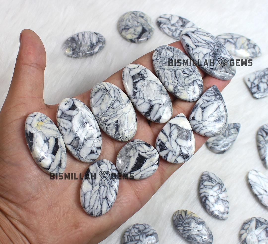 Pinolith Gemstone, Natural Gray Pinolite Jasper Gemstone, Mix Shape ...