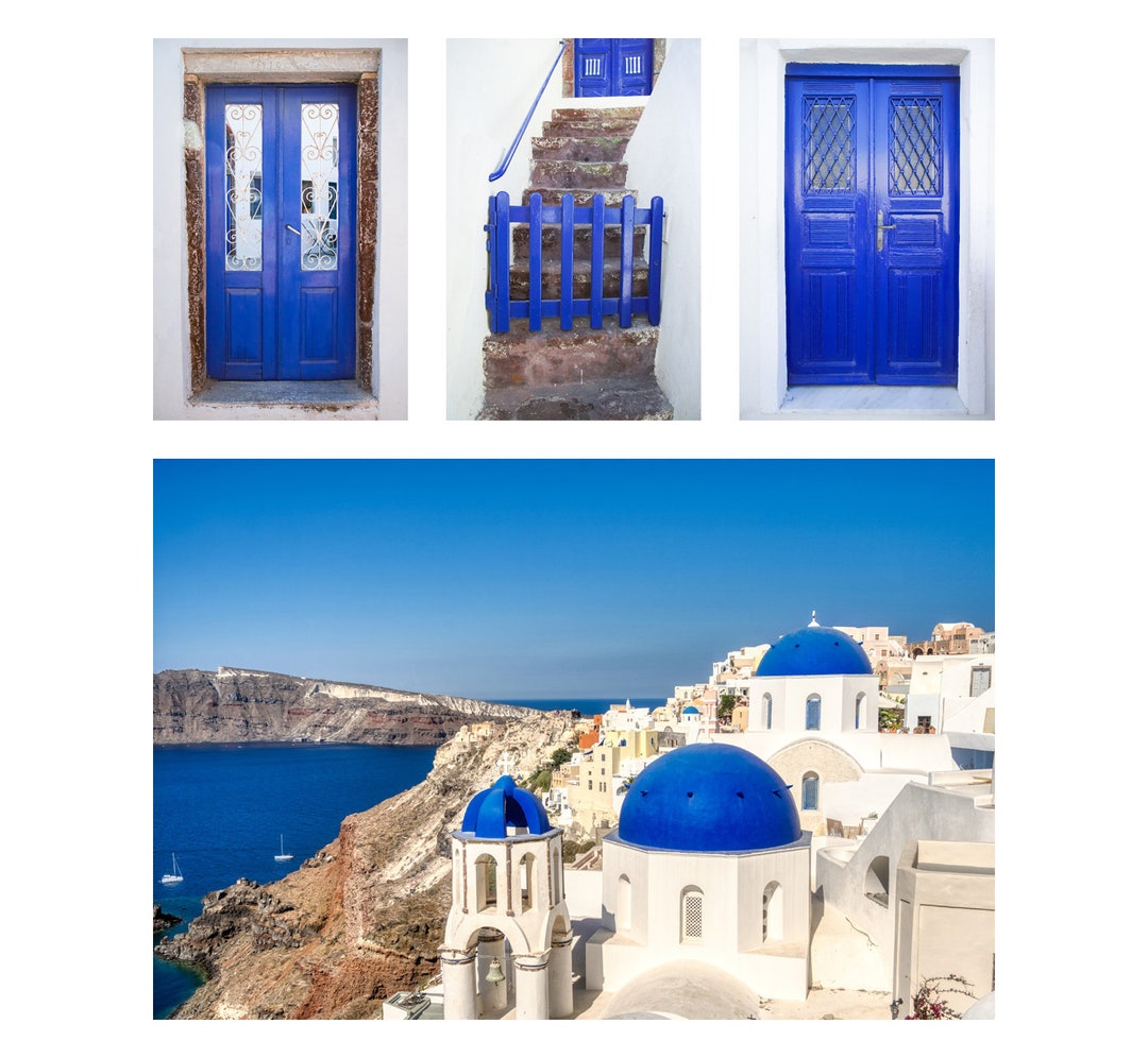 Santorini Greece Digital Artwork Collection, Oia Photography Collection ...