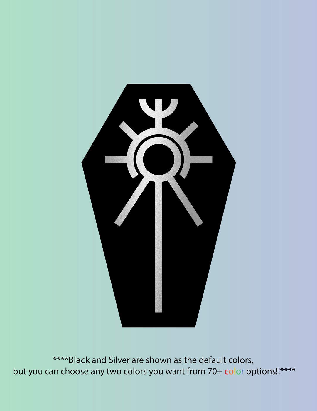 Warhammer 40k Necron: Szarekhan Decal two Color - Etsy