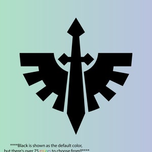 Warhammer 40k Dark Angel Decal - Etsy