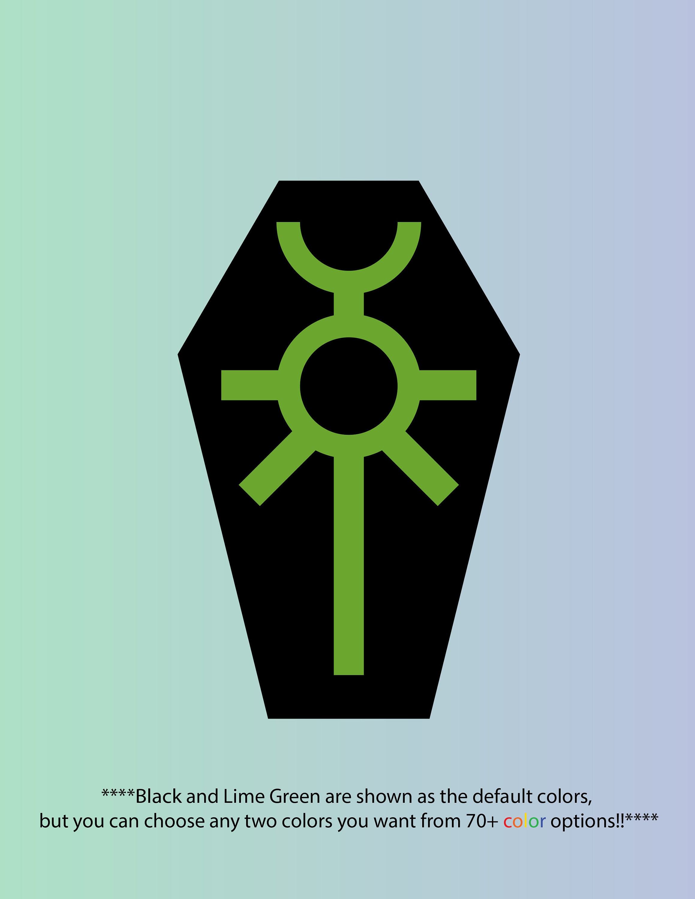 Warhammer 40k Necron Decal two Color - Etsy