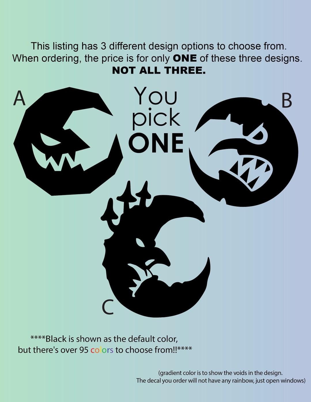 Warhammer Aos Gloomspite Gitz Moon Emblem Decal 3 Versions to Choose ...