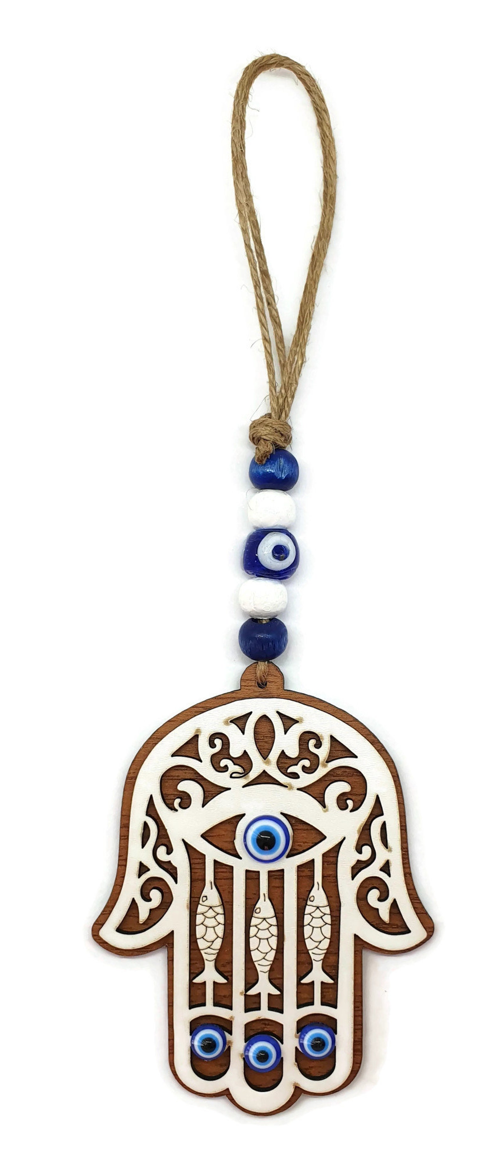 Hamsa, Hand of Fatima Wall Hanging Ornament for Blessing Home. Nazar ...
