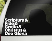 Waterproof Reformation Sticker Martin Luther Sticker John Calvin ...