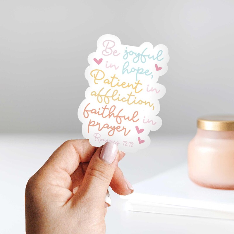 Joyful in Hope Sticker - Etsy