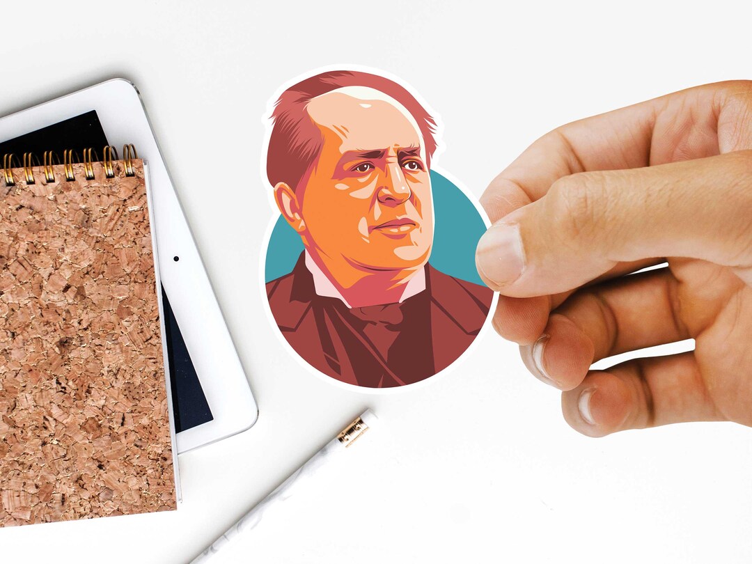 Abraham Kuyper Portrait Sticker, Christian Sticker, Faith Sticker ...