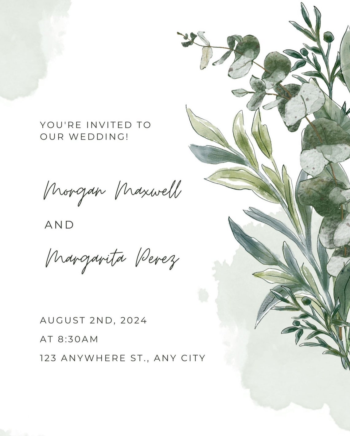 CUSTOM DIGITAL Wedding Invitation - Etsy