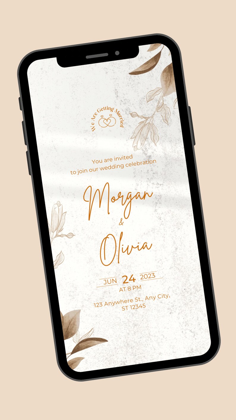 CUSTOM DIGITAL Wedding Invitation - Etsy