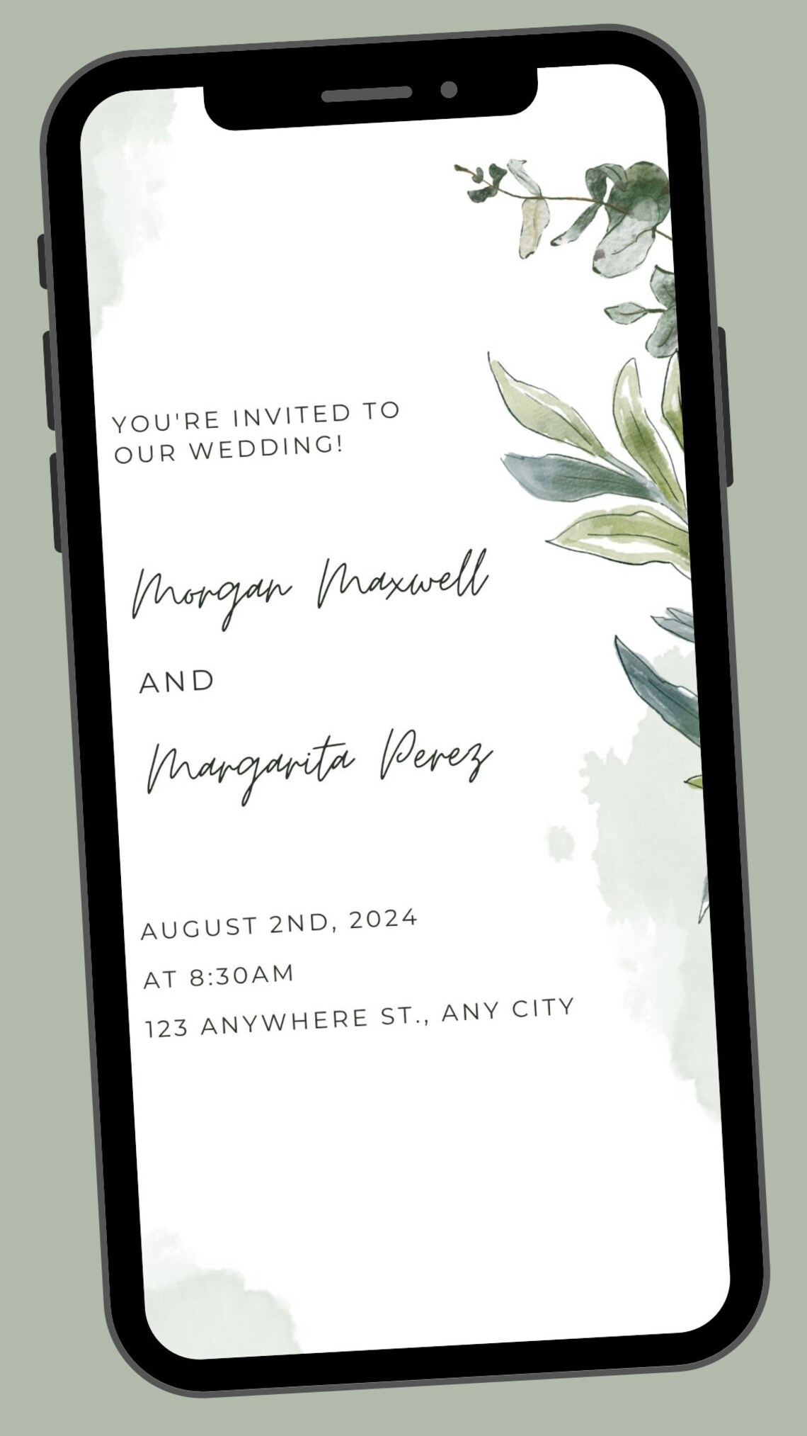 CUSTOM DIGITAL Wedding Invitation - Etsy