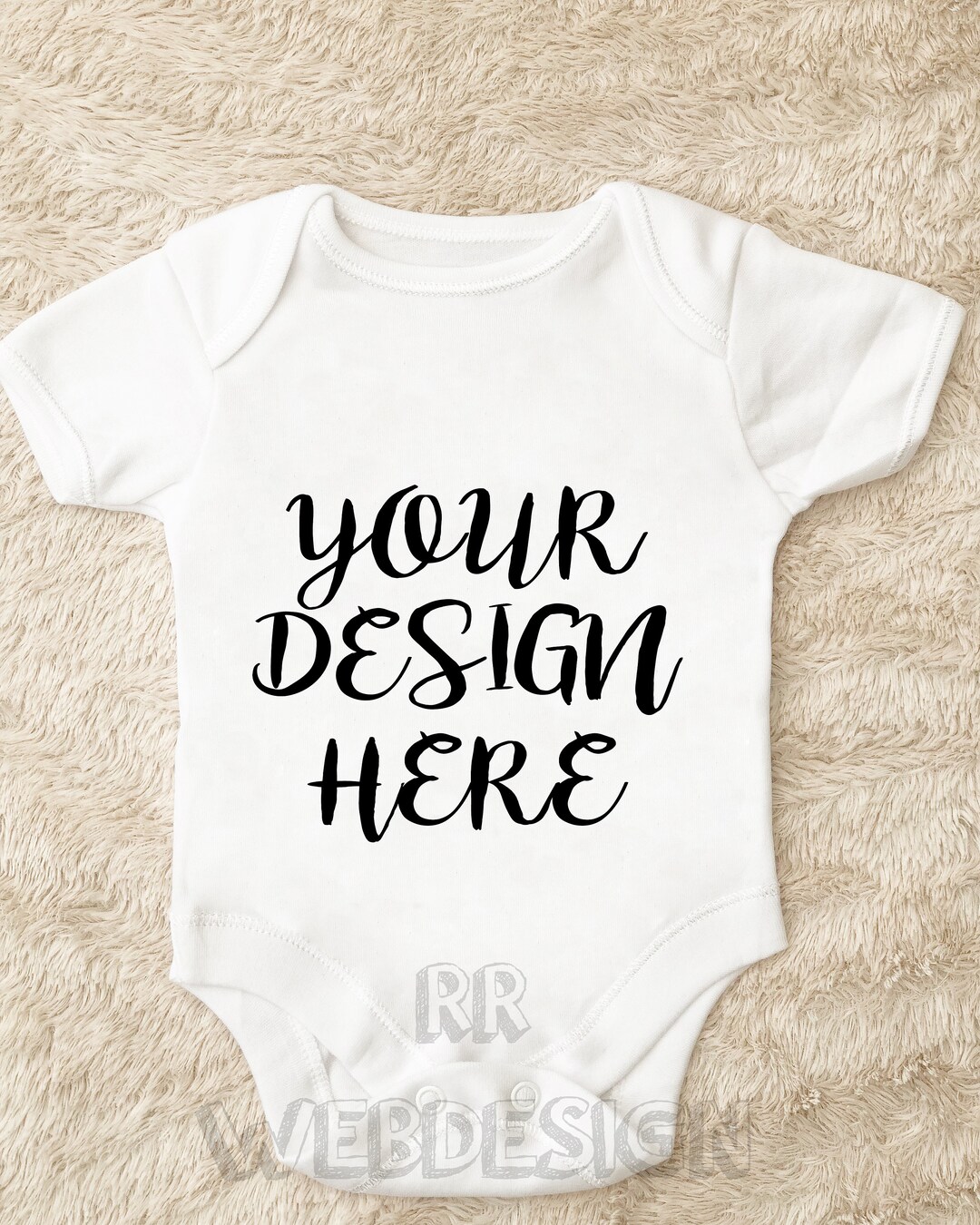 BLANK Baby Grow All in One MOCK up Ready to Start Making - Etsy