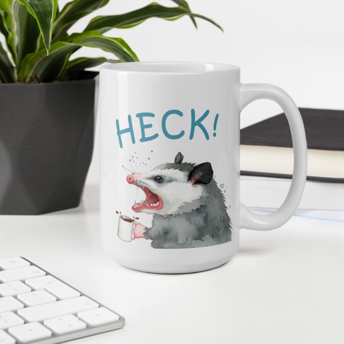 Cute Possum Mug Opossum Cursing Gift for Possum Lover Angry - Etsy