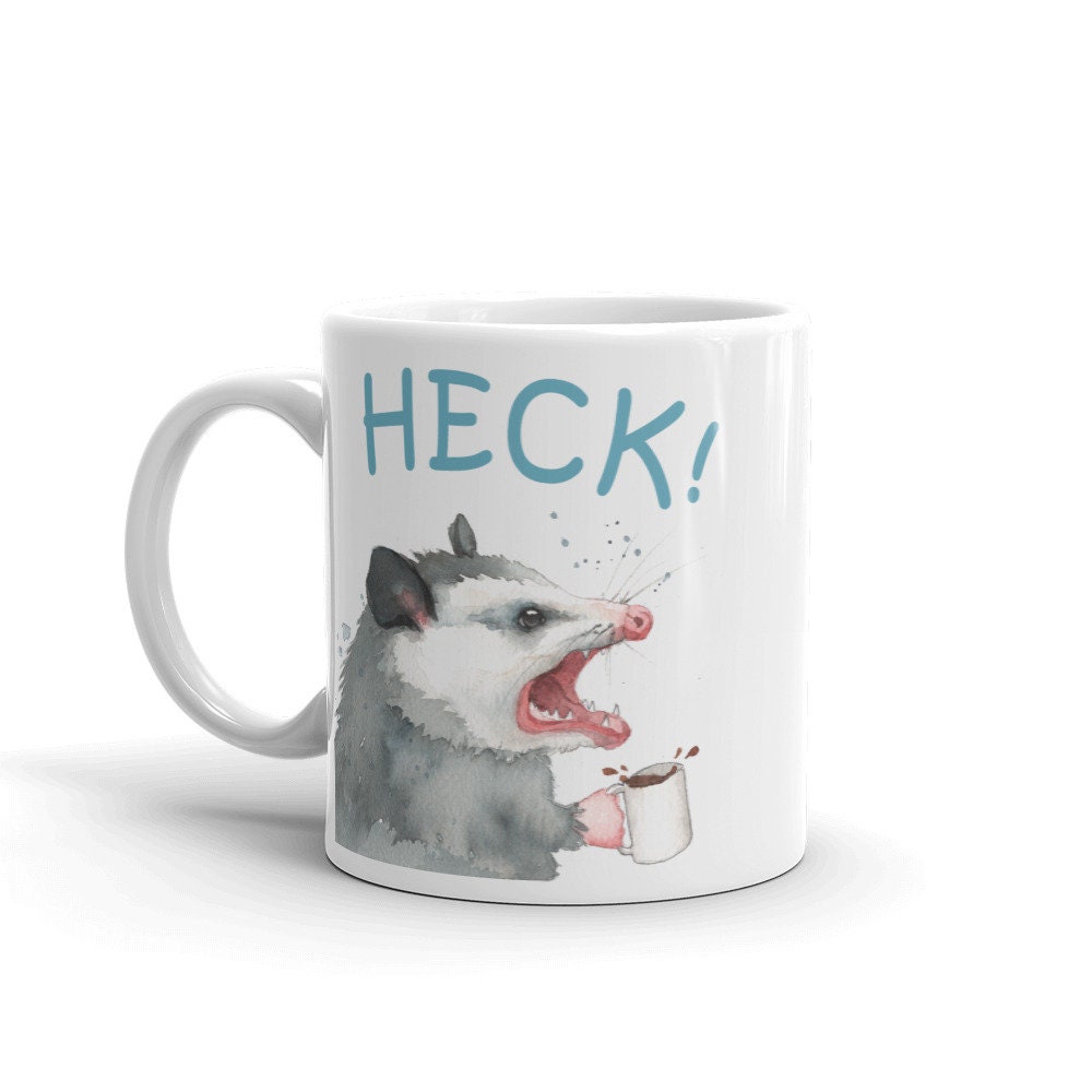 Cute Possum Mug Opossum Cursing Gift for Possum Lover Angry - Etsy