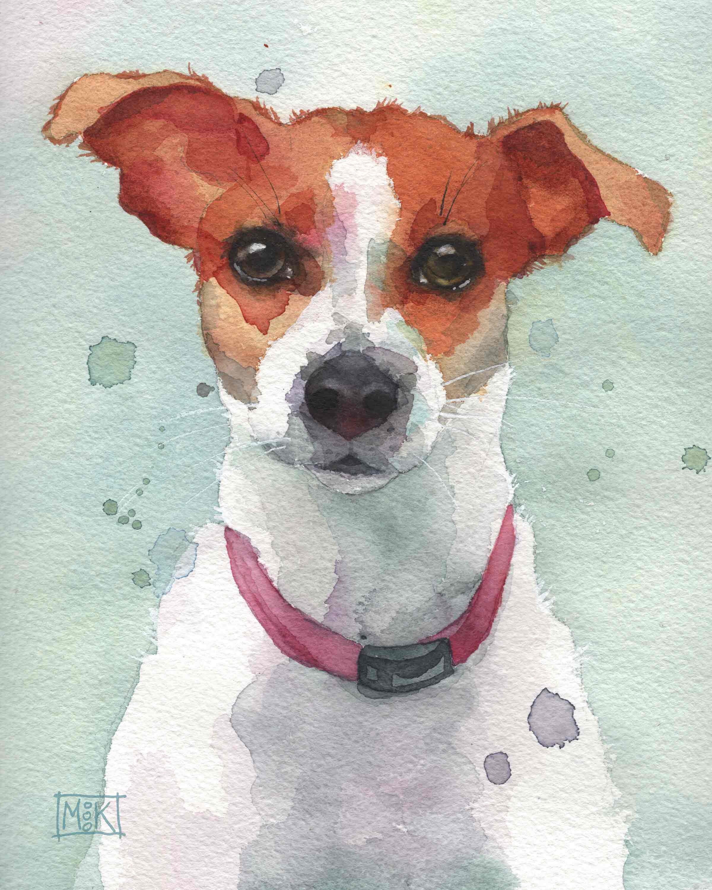 Jack Russell Terrier Print, Jack Russell Terrier Lover's Gift, Terrier ...