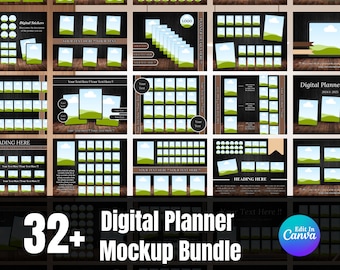 70 Mockup Templates Editable Canva Templates Etsy Listing Mockup ...