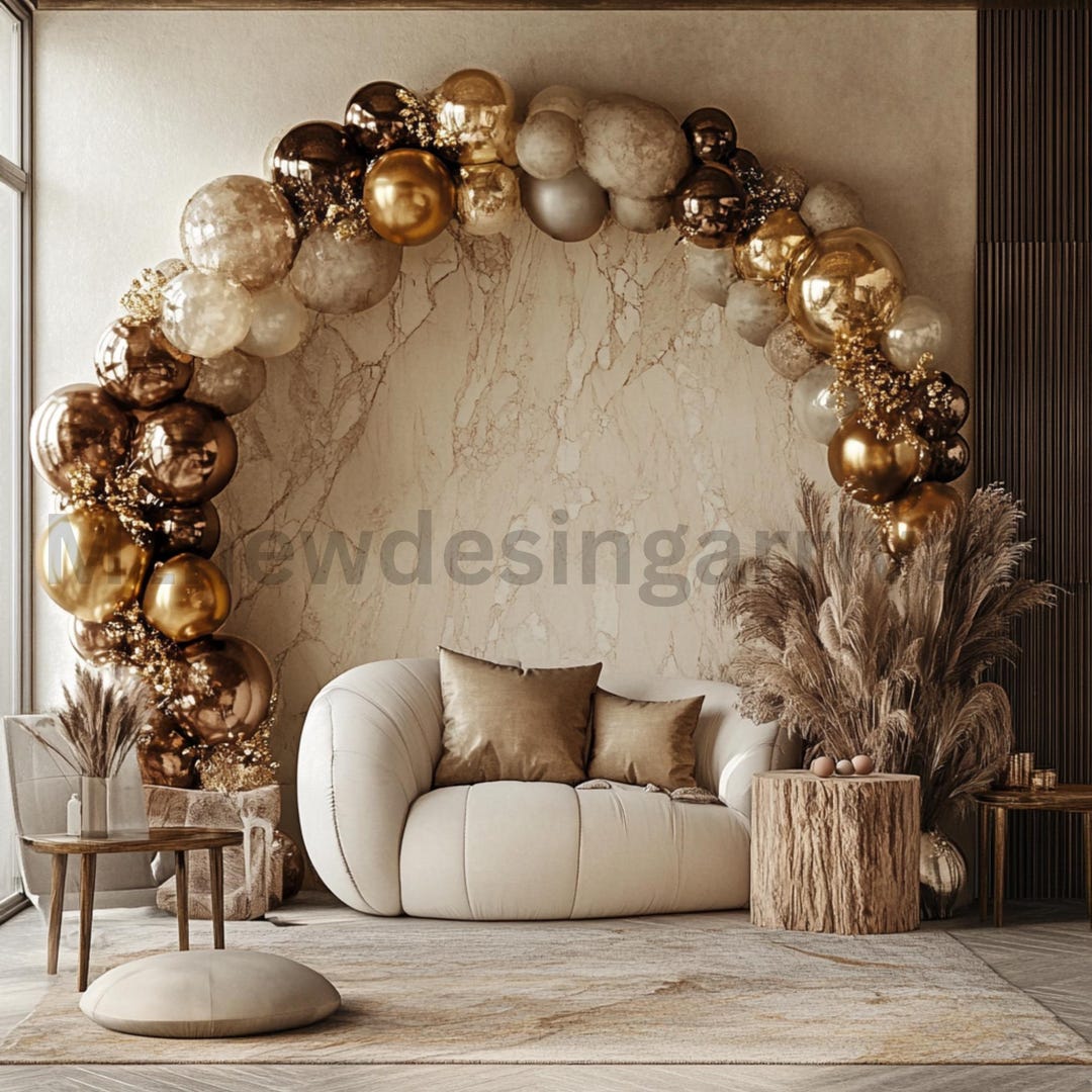 Digital Backdrop Balloon 6 JPEG Arch Celebration Download Backdrops ...